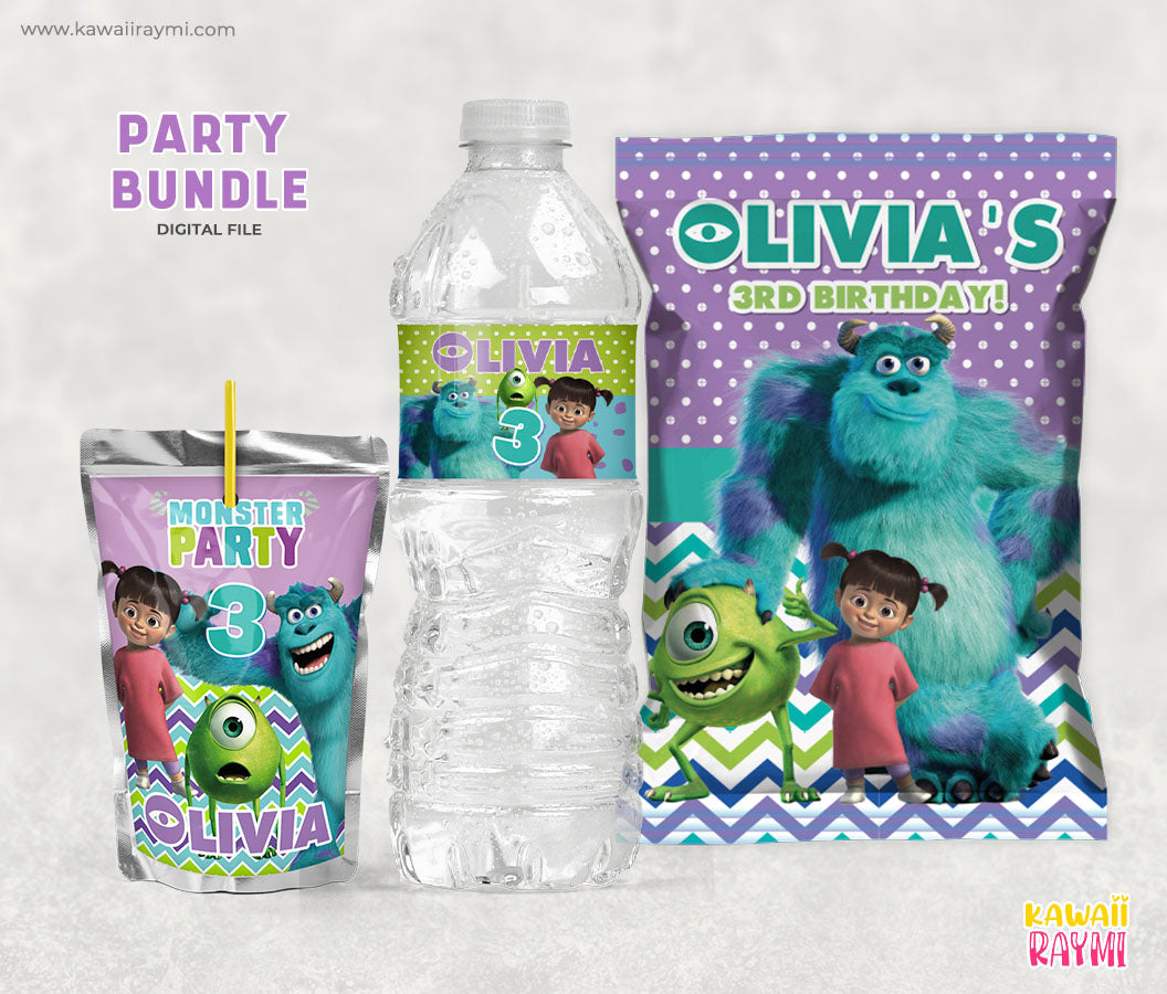 Monsters inc party favors – Kawaii Raymi