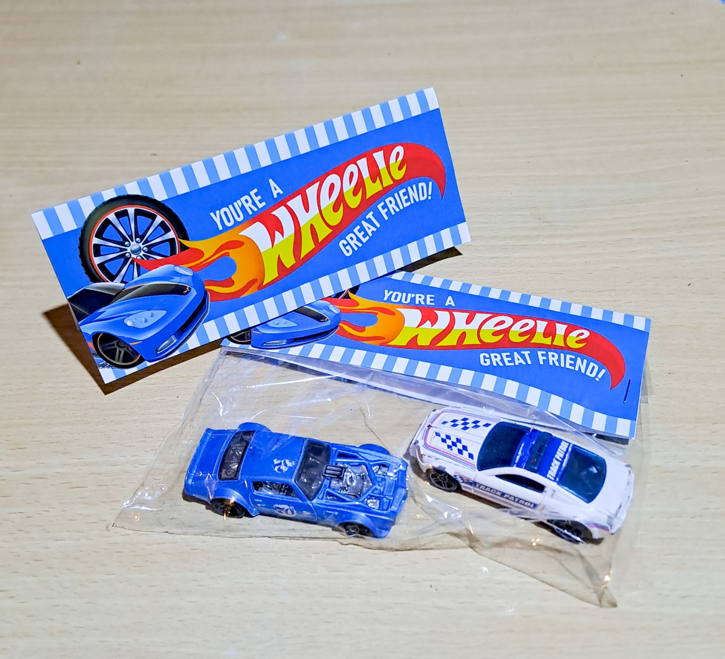 You Are A Wheelie Great Friend Race Car Valentine's Day Bag topper ...