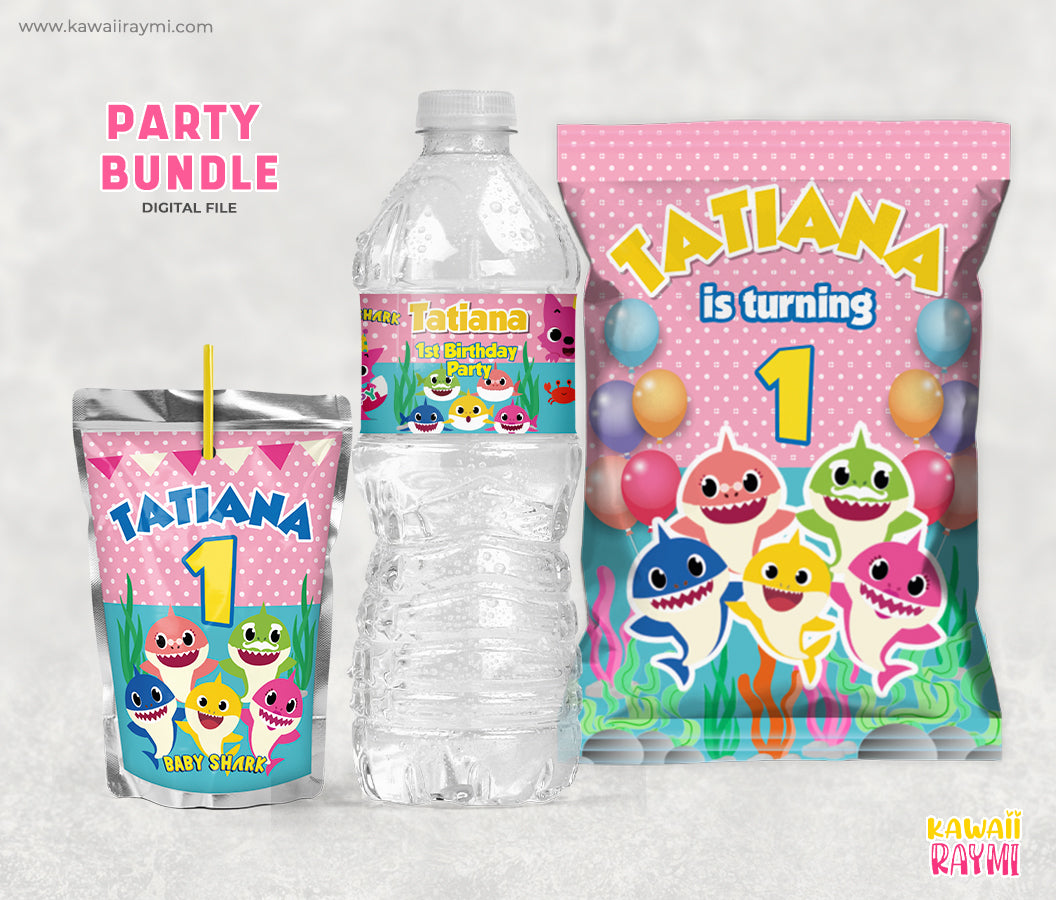 Baby Shark custom party bundle – Kawaii Raymi