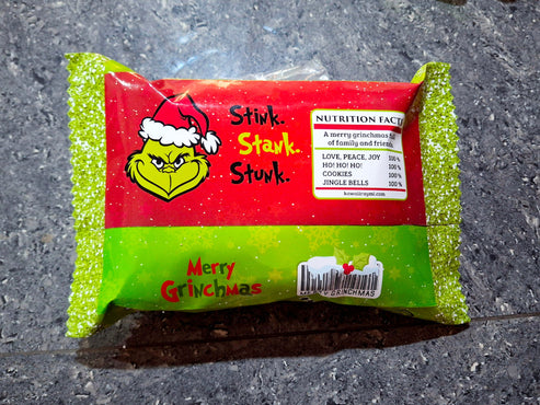 Grinchmas ramen soup bag label printable, christmas ramen digital file ...
