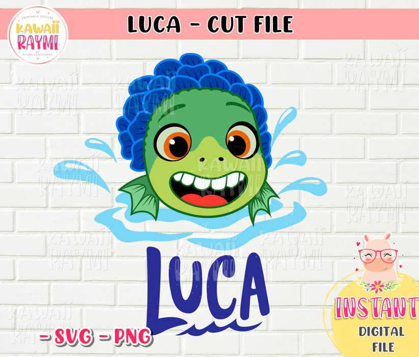 LUCA - SVG-PNG-Cricut-Cut file- Instant Download – Kawaii Raymi