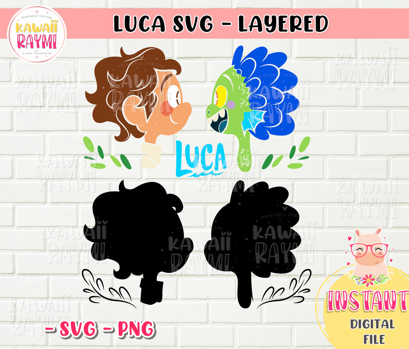 LUCA SVG-PNG - Cut File -Cricut-Luca Disney-Instant Download – Kawaii Raymi