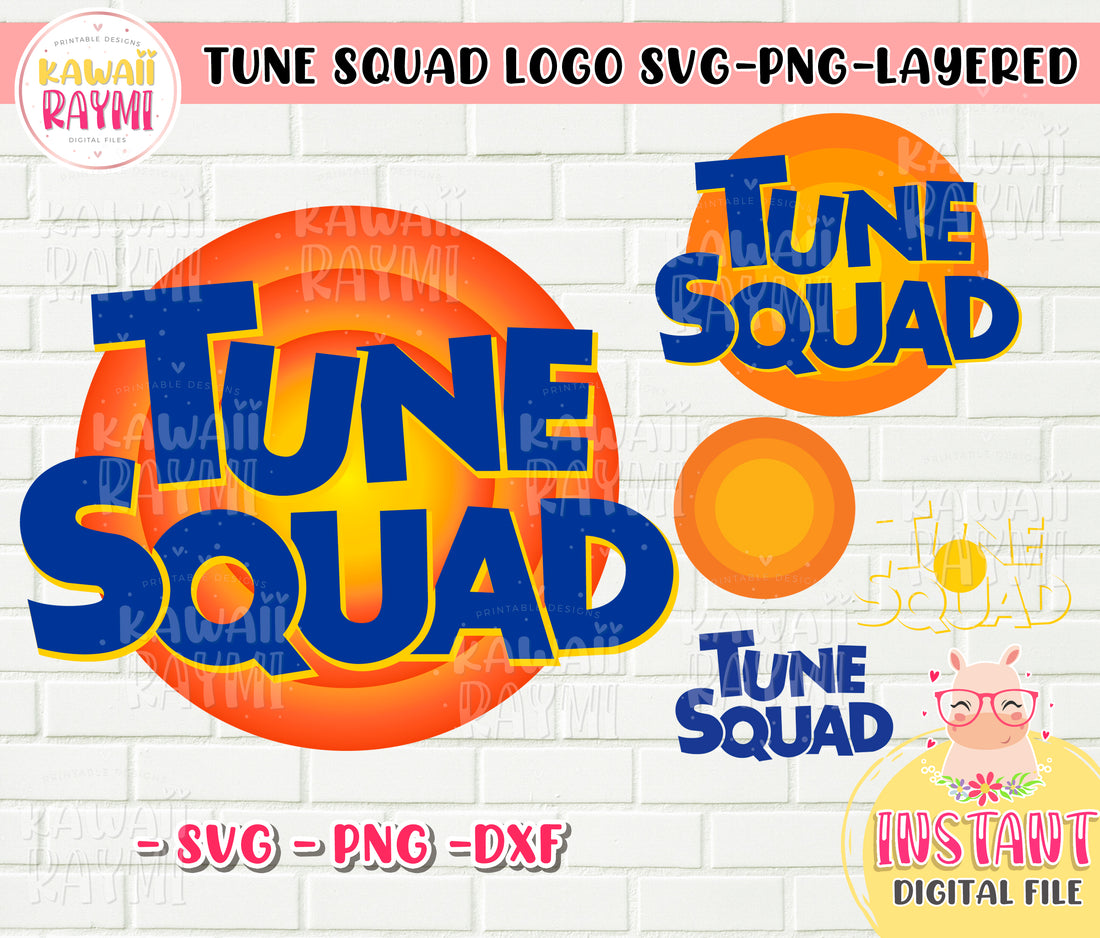 Tune Squad Logo SVG-PNG-DXF-Instant Download - space jam-Cricut ...